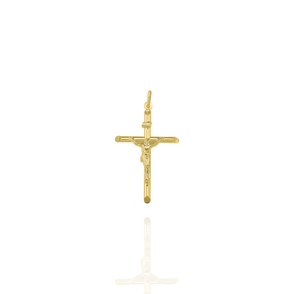 Crucifix Small Solid Gold – A&A Jewels Co.